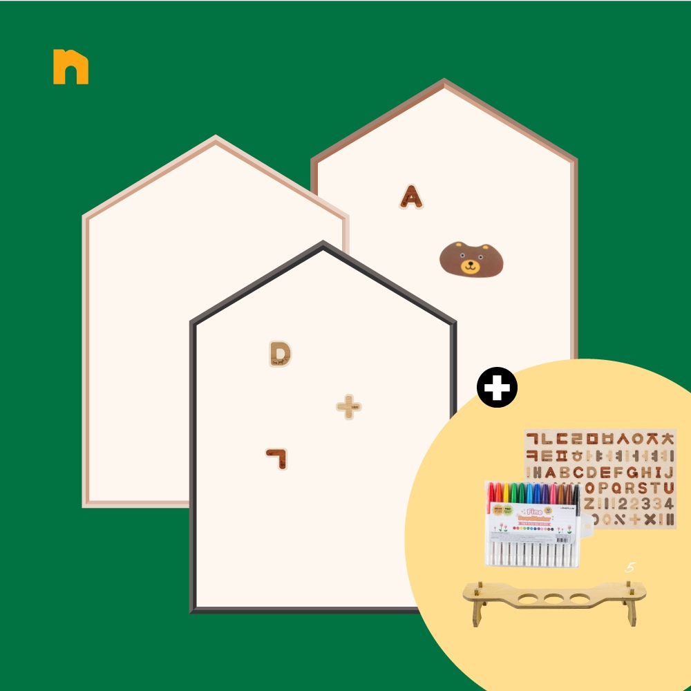 칠판·학습완구 세트 릴리후스 원톤 유아 자석 칠판 화이트보드 국민육아템 오늘의집 쇼핑