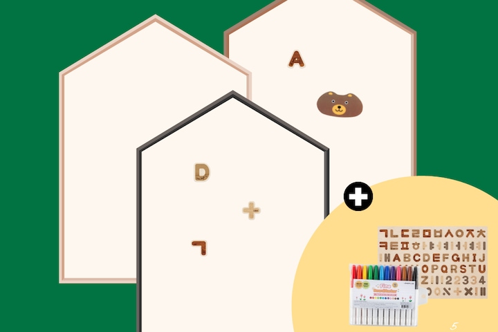 칠판·학습완구 세트 릴리후스 원톤 유아 자석 칠판 화이트보드 국민육아템 오늘의집 쇼핑