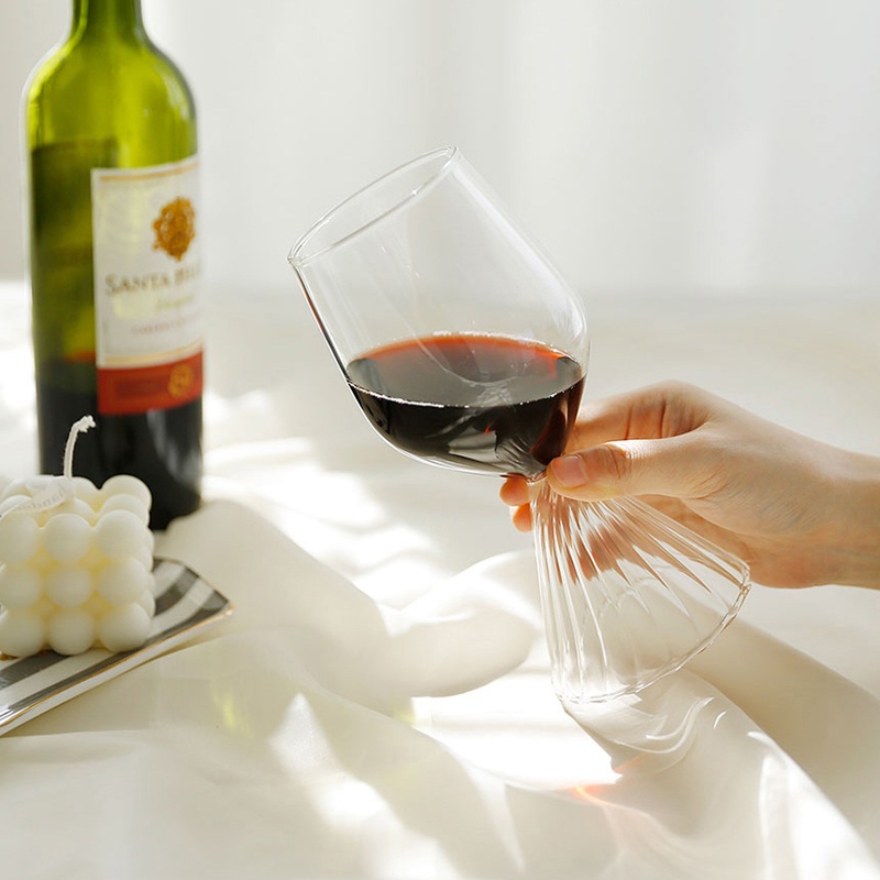와인·양주·칵테일잔 웨이브 스커트 유리 와인잔 버건디와인잔 450ml 오늘의집 쇼핑