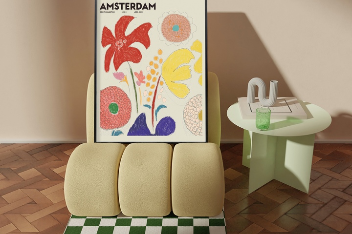 그림·사진 나의 컬러 큐레이션 인테리어 포스터 액자 78 Floweramsterdam 오늘의집 쇼핑