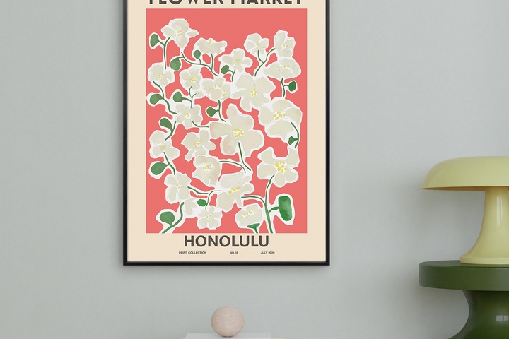 그림·사진 나의 컬러 큐레이션 인테리어 포스터 액자 84 Flowerhonolulu 오늘의집 쇼핑
