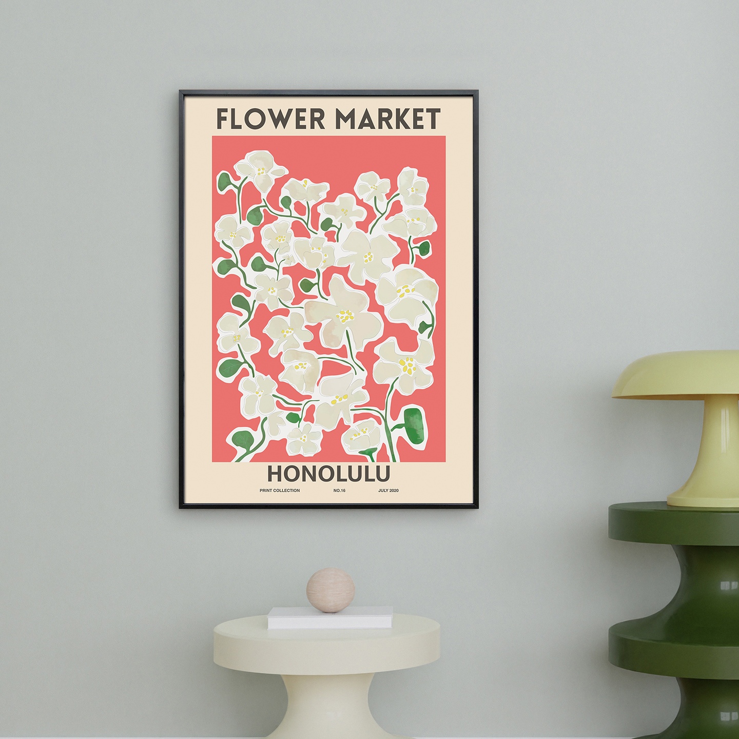 그림·사진 나의 컬러 큐레이션 인테리어 포스터 액자 84 Flowerhonolulu 오늘의집 쇼핑