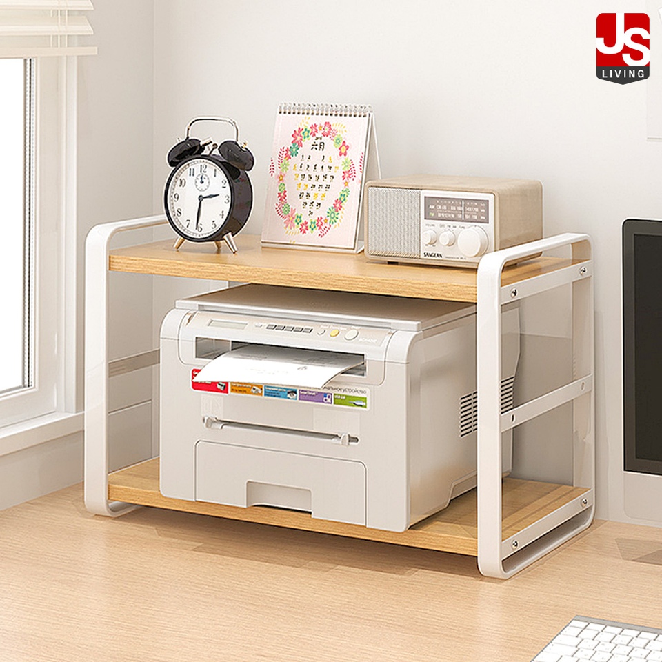 데스크수납·정리 미유 데스크테리어 책상 프린터 수납 선반 정리함 데스크 선반 책꽂이 수납장 전면 책장 오늘의집 쇼핑