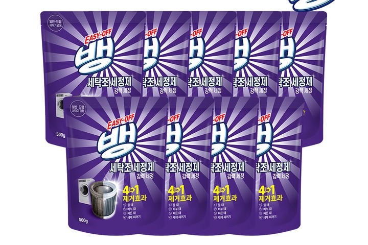세탁조세정제 세탁조 세정제 500g X9개 오늘의집 쇼핑