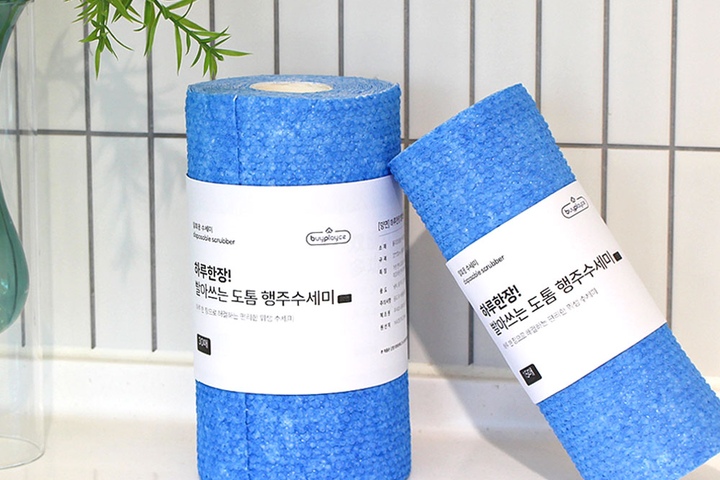 행주·수세미·솔 도톰 빨아쓰는 양면 행주 수세미 60매 오늘의집 쇼핑