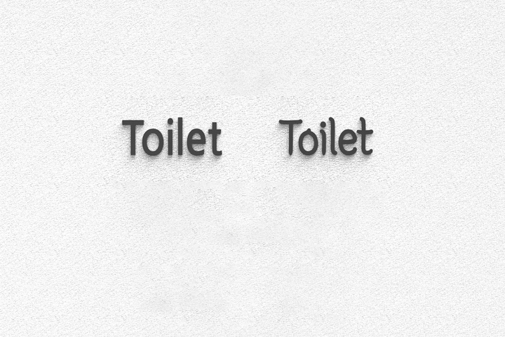 도어사인 도어사인 C 남자 여자 화장실 표시 안내판 표지판 Toilet 오늘의집 쇼핑