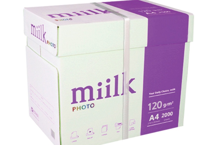 디자인문구 밀크 A4 복사용지a4용지 120g 2000매 1box 오늘의집 쇼핑