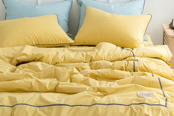 이불 > 포커스 호텔식 간절기 차렵이불 고밀도 워싱 순면 60수 (SS,QK / 4색상) | 오늘의집 쇼핑