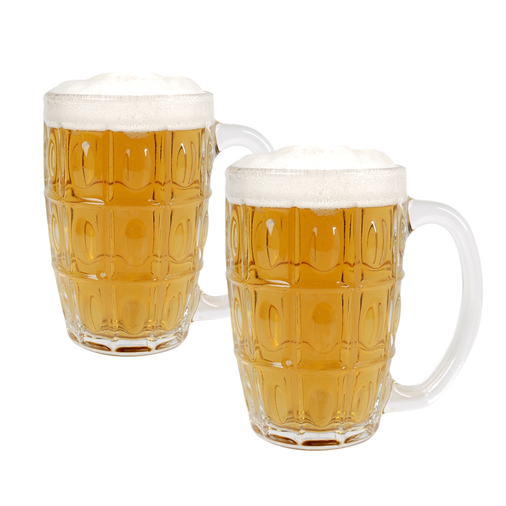유리컵·물컵 손잡이 맥주잔 400ml 2p 오늘의집 쇼핑