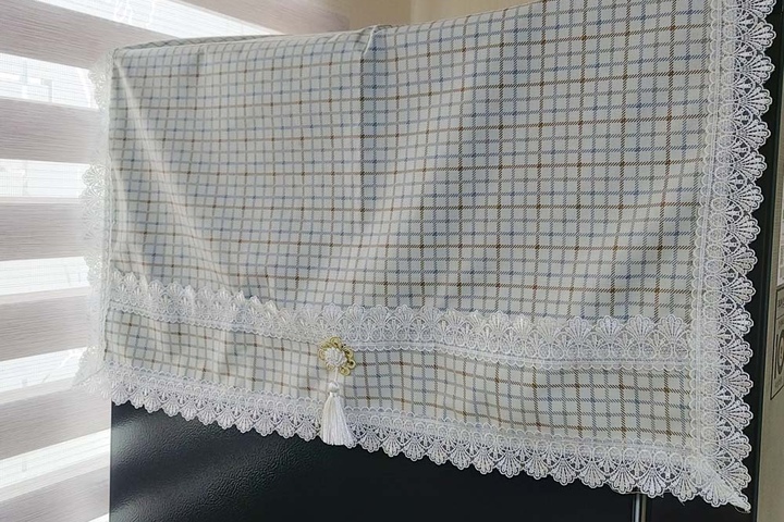 의자·기타커버 샤이닝 냉장고커버 양문형 대형 냉장고커버 주방데코 홈데코 주머니형 패브릭커버 오늘의집 쇼핑
