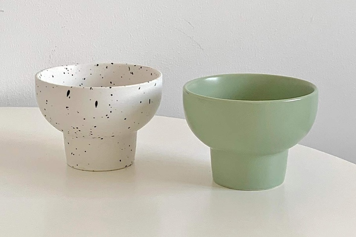 샐러드볼·다용도볼 뭉툭 요거트볼 2colors 아이크스림 디저트 샐러드 앞접시 나눔접시 오늘의집 쇼핑