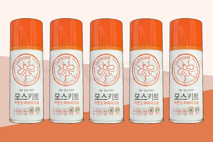 모기·파리약 모스키토 아웃도어 에어로솔 100ml 5개모기진드기 기피제 오늘의집 쇼핑