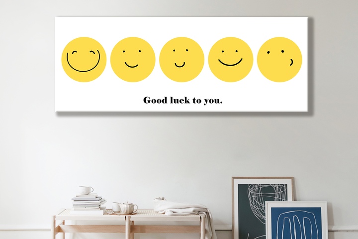 그림·사진 컨템포러리 기하학 와이드 캔버스 추상화 그림 인테리어 액자 89 Good Luck 오늘의집 쇼핑