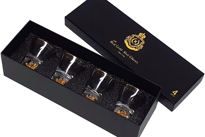 와인·양주·칵테일잔 > 레벤호프 리얼골드 샷글라스 50ml 4P세트 24K 금잔 술잔 샷잔 1299 | 오늘의집 쇼핑