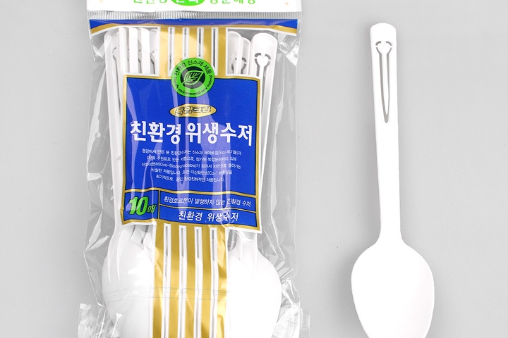 수저·포크·이쑤시개 에코팩 일회용 배달 캠핑 숟가락 스푼 50개 오늘의집 쇼핑