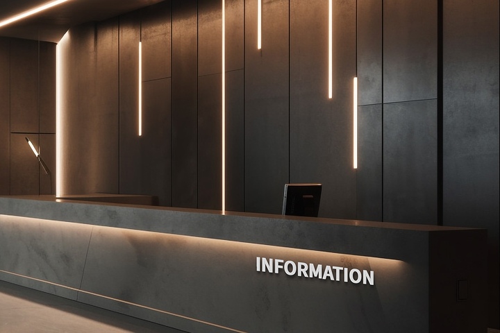 도어사인 심플릭 Information 인포메이션 아크릴 스카시 간판 오늘의집 쇼핑