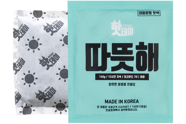 핫팩·단열용품 포켓형 핫팩 대용량형 140g 10매 오늘의집 쇼핑