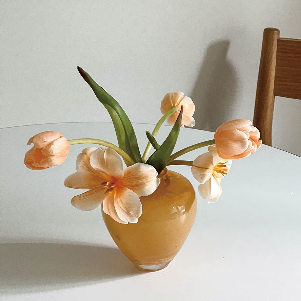 화병·화분 머스터드 미니 글라스 꽃병 엘로우 화병 오늘의집 쇼핑