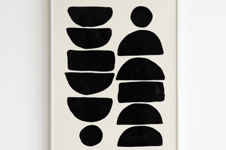 그림·사진 컨템포러리 모던 미드센츄리 오브제 감성 인테리어 포스터 Abstract Shape 오늘의집 쇼핑
