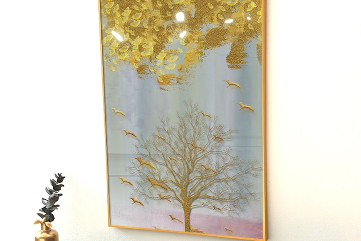 그림·사진 풍수에 좋은 은행나무숲 황금나무 한그루 돈 들어오는 거실 액자 집들이 선물 오늘의집 쇼핑
