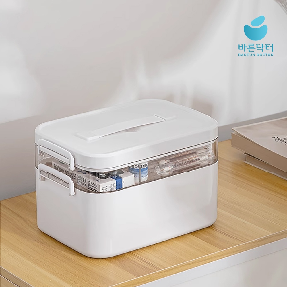 기타수납함 구급상자 구급함 가정용 2단 약통 약보관함 약정리 보관 케이스 오늘의집 쇼핑