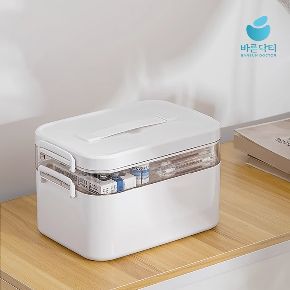 기타수납함 구급상자 구급함 가정용 2단 약통 약보관함 약정리 보관 케이스 오늘의집 쇼핑