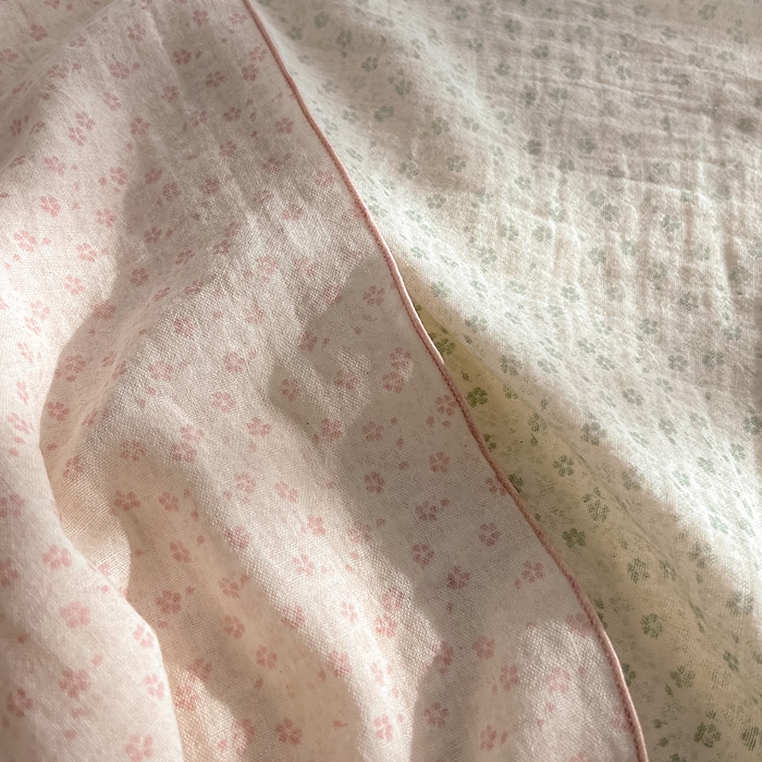 행주·티타월 사쿠라 플라워 순면 이중거즈 데일리 손수건 2color 오늘의집 쇼핑