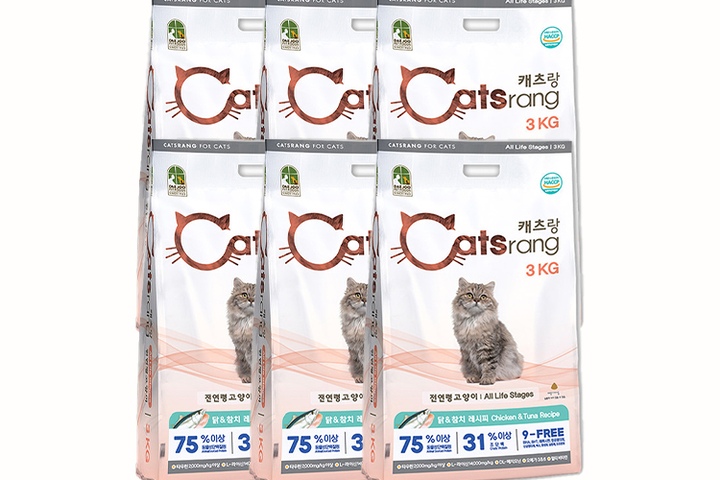 고양이 사료·간식 전연령 3kg X 6개 오늘의집 쇼핑