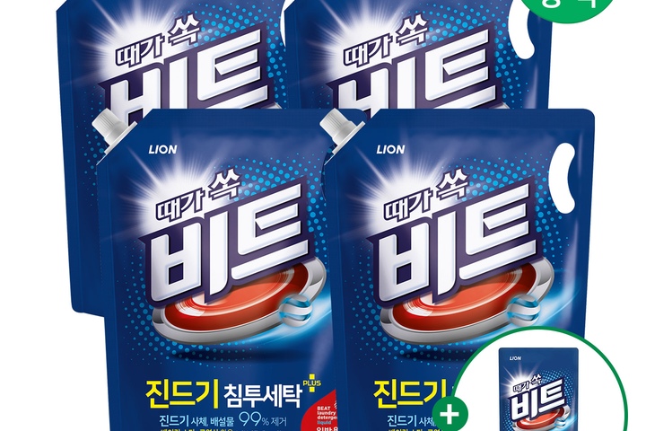 액체세탁세제 비트 진드기침투 액체세제 리필 2l X 4개겸용300g 증정 일반드럼용 택1 오늘의집 쇼핑