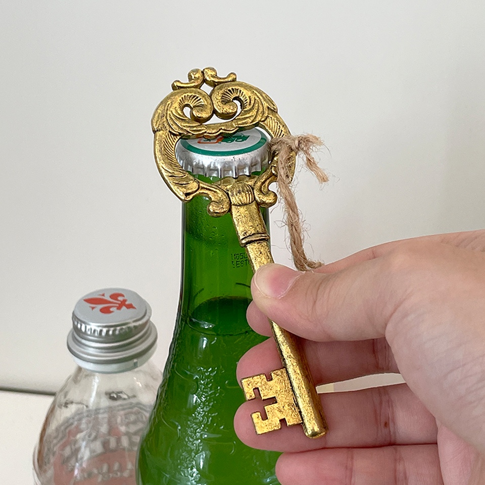 오프너·병마개 판도라 엔틱골드 열쇠 오프너 병따개 황금 빈티지 소품 오늘의집 쇼핑
