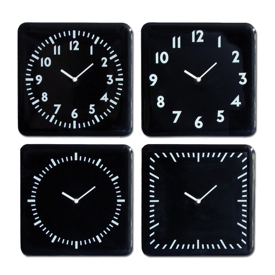 벽시계 > 후스디자인 Time Block Collection 무소음 벽시계 TB-2B | 오늘의집 쇼핑