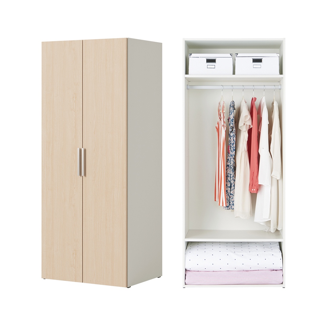 옷장 > 샘베딩 베이직 옷장 80cm(높이194cm) 행거형/선반형 | 오늘의집 쇼핑