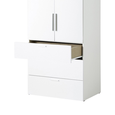 옷장 > 샘베딩 베이직 옷장 80cm(높이194cm) 행거서랍형 | 오늘의집 쇼핑