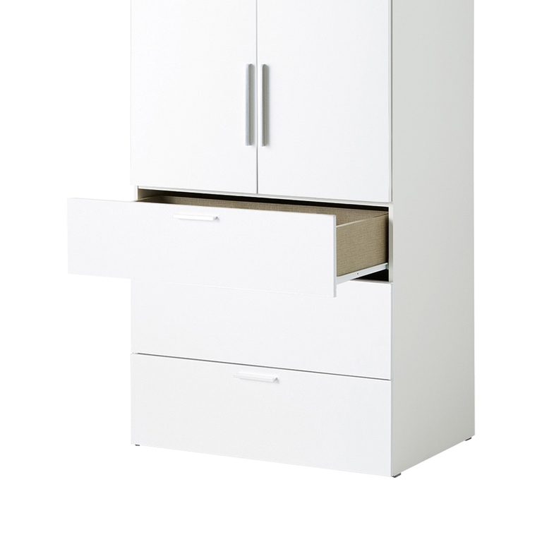 옷장 > 샘베딩 베이직 옷장 80cm(높이194cm) 행거서랍형 | 오늘의집 쇼핑