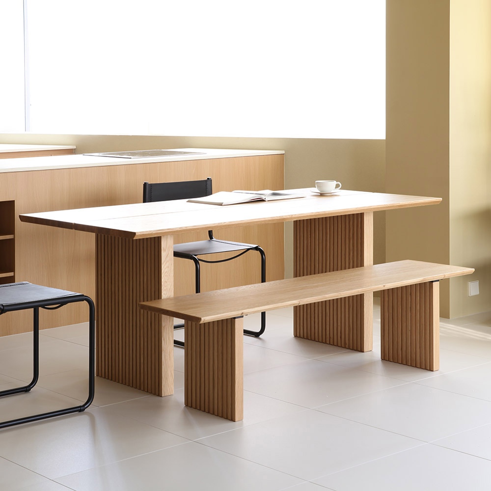 스툴·벤치 > 핀 오크 3인 벤치 | 오늘의집 쇼핑