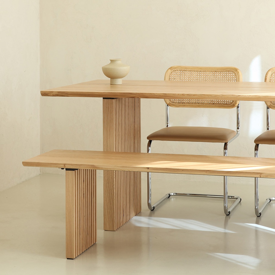 스툴·벤치 > 핀 오크 3인 벤치 | 오늘의집 쇼핑