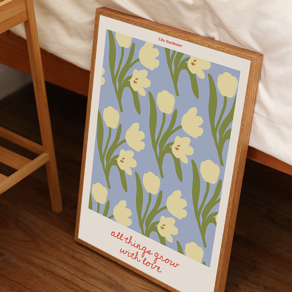 그림·사진 > 라이프가드너 인테리어 꽃 일러스트 포스터 A3 / 03 tulip 튤립 | 오늘의집 쇼핑