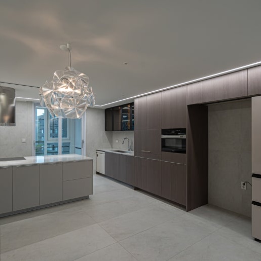 방배동 롯데캐슬헤론 60평대 인테리어 한샘 키친바흐 미스티 그레이크리스탈 포그 주방 공용부 갤러리 컨셉 라이프스타일 슈퍼앱 오늘의집