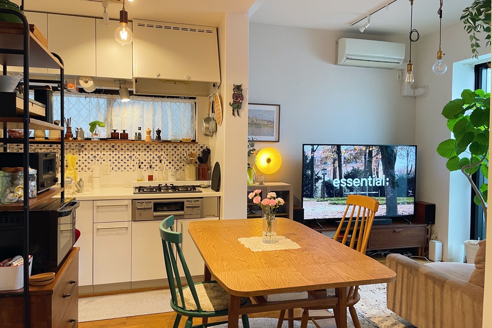 🇯🇵 1LDK｜37㎡一人暮らし：好きを詰め込んだ暮らしやすい部屋🌼 | 라이프스타일 슈퍼앱, 오늘의집